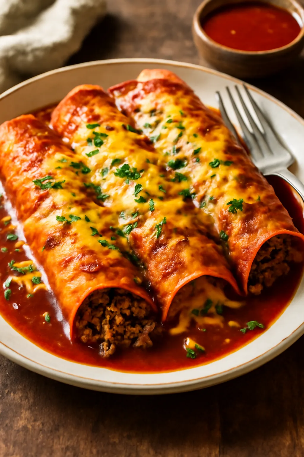 Beef Enchiladas With Red Sauce: Easy Homemade Recipe Tonight